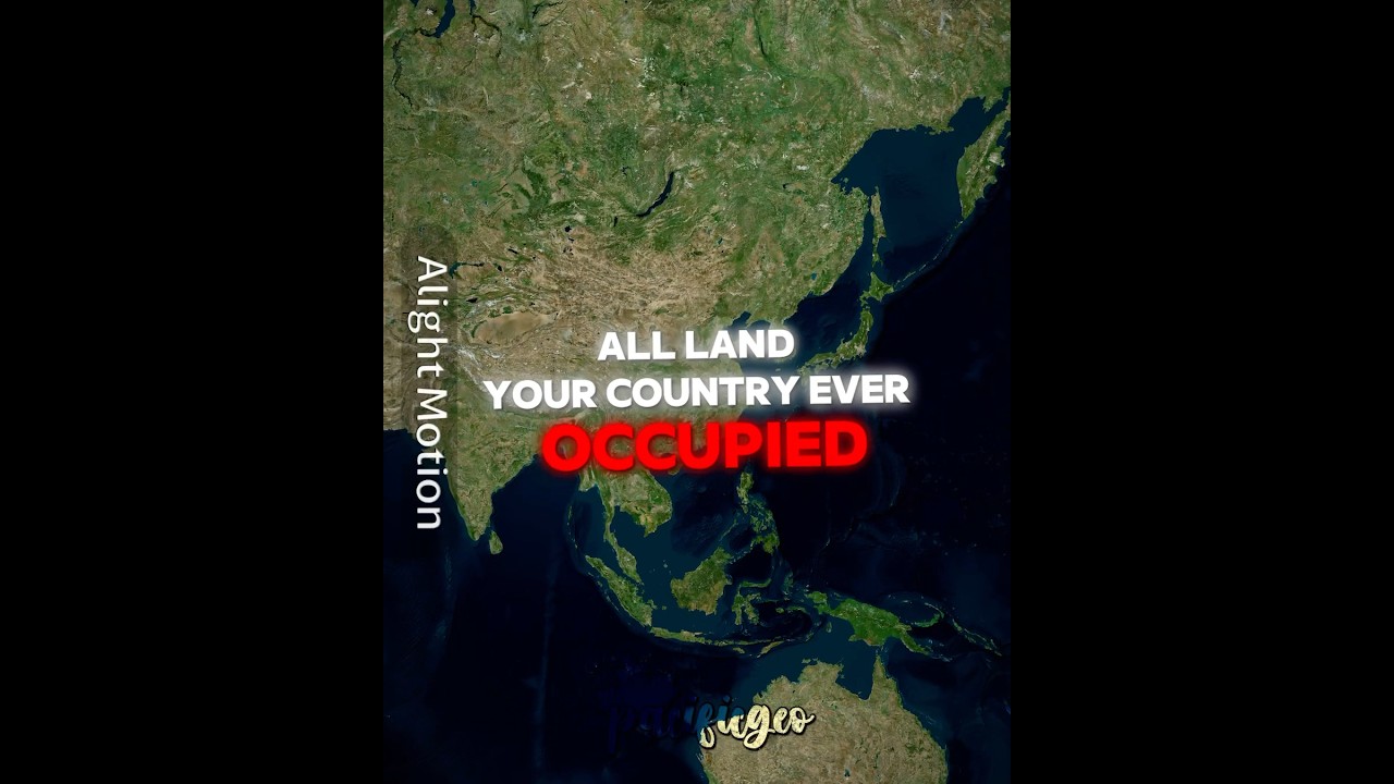 All land your country ever occupied ⚔️ #mapping #edit #geography #history