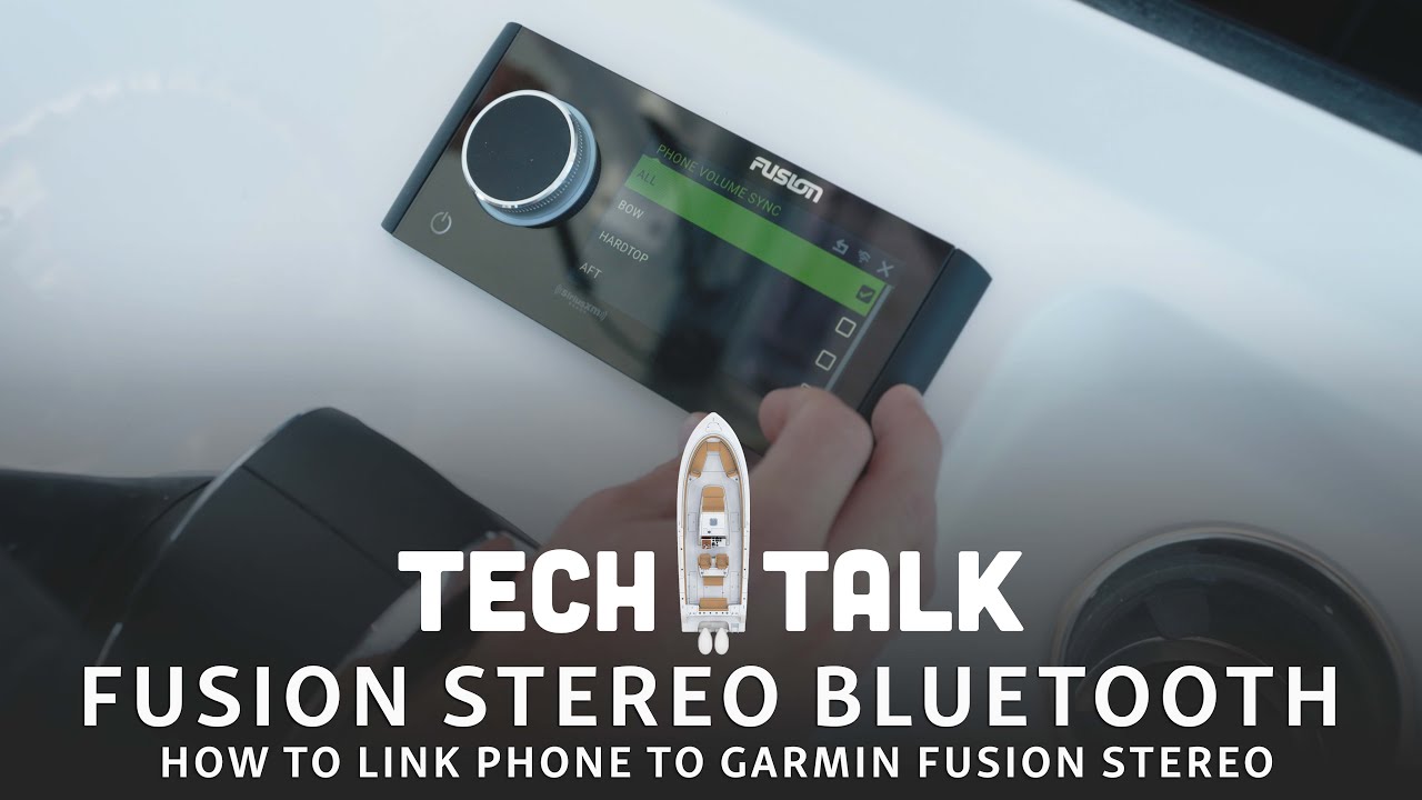 Tech Talk - How To Link Phone To Fusion Stereo | Sportsman Boats