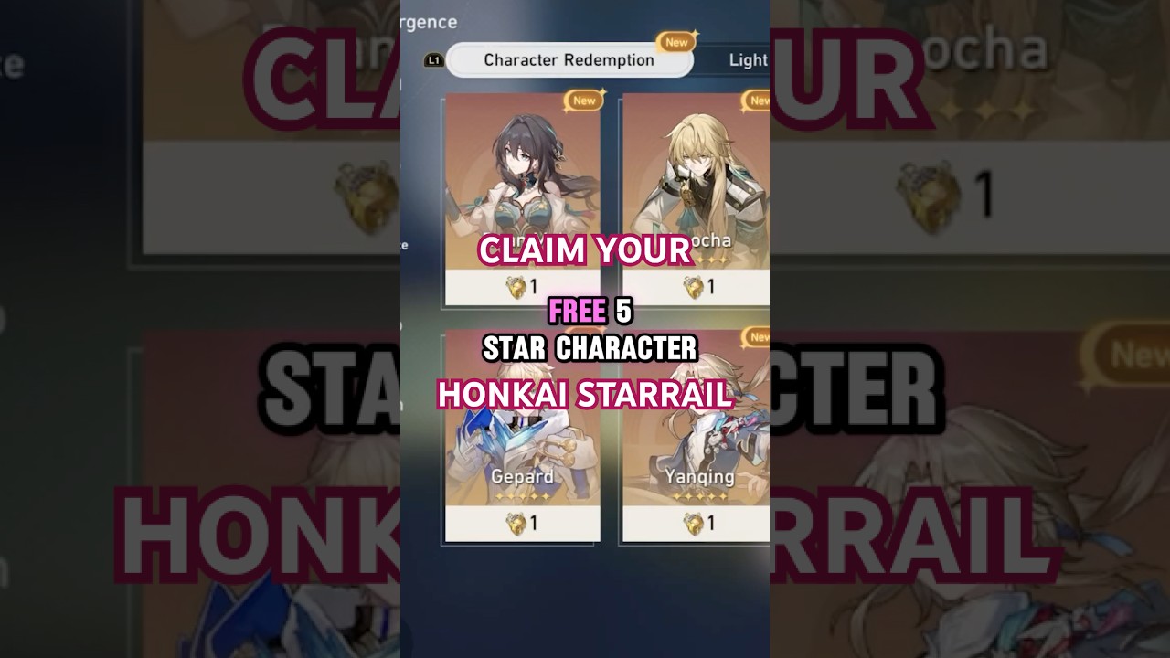 HAVE YOU CLAIMED YOUR FREE 5 STAR?! #hoyoverse #honkaistarrail #honkai