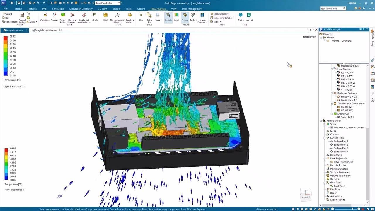 NEW in Solid Edge 2024  Simcenter FLOEFD for Solid Edge