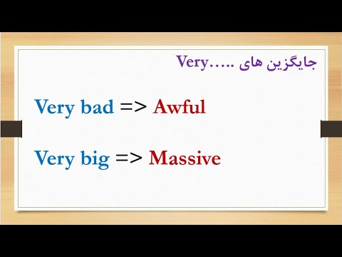 L2: synonyms for very bad & very big