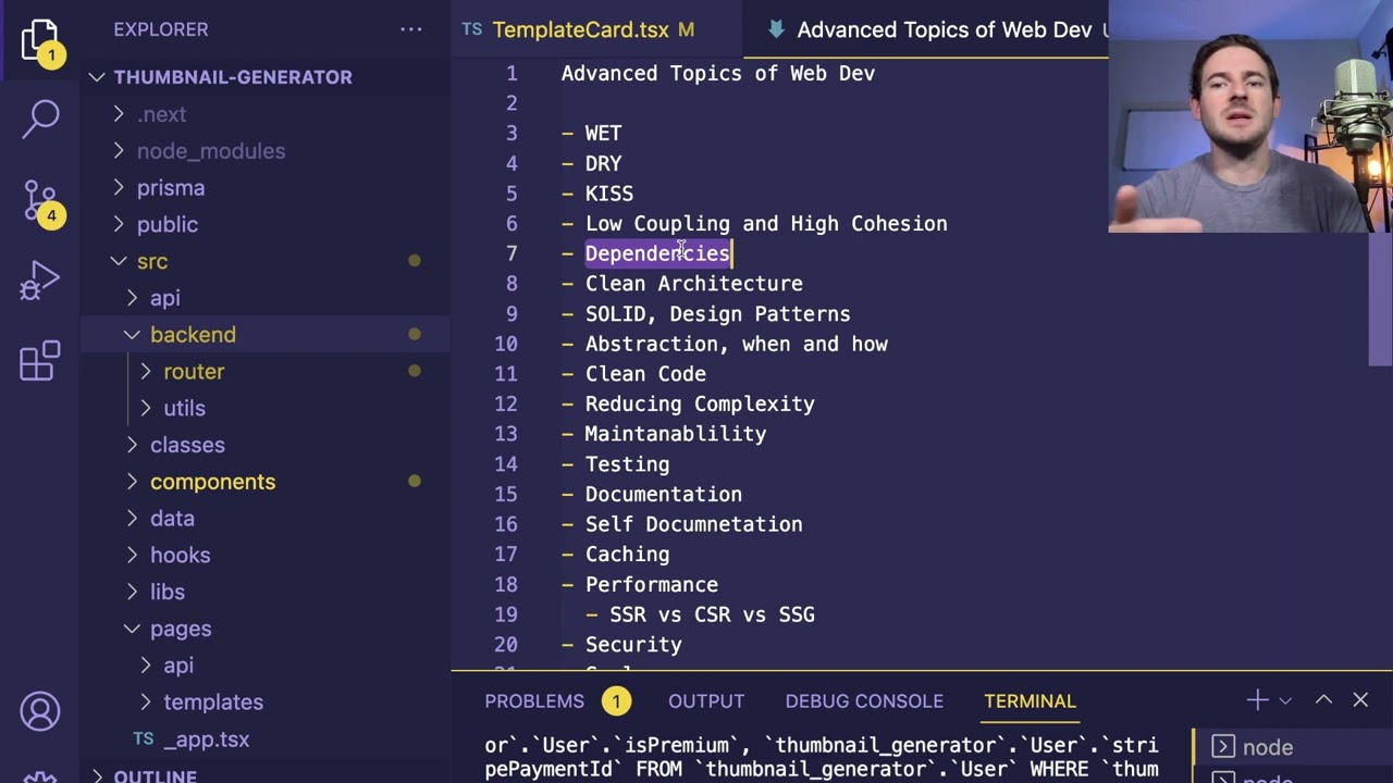 My list of advanced web development topics you should learn