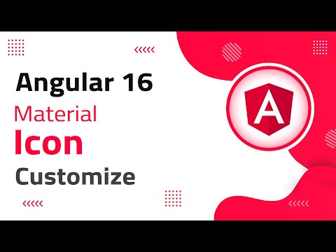 13) Mat Icon Customization in Angular 16 | angular material 16 | angular 16 tutorial