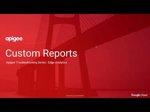Edge Analytics Module - Overview of Custom reports