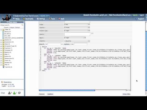 The Web Manager: Make a History Table, PostgreSQL Table Trigger and Trigger Function
