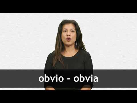 English Translation of “OBVIO” | Collins Spanish-English Dictionary