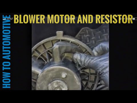 How to Replace the Blower Motor and Fan Resistor on a 2010 Chevy 1500