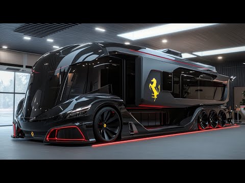2026 Ferrari Motorhome Combines Supercar Speed with Elite Comfort!