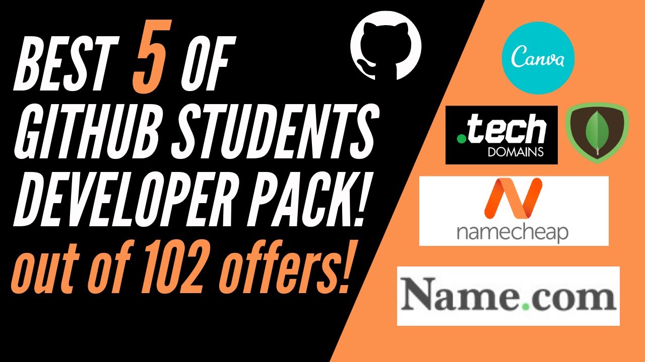TOP 5 GITHUB STUDENTS DEVELOPER PACK OFFERS that you shouldn't miss | GitHub students developer pack