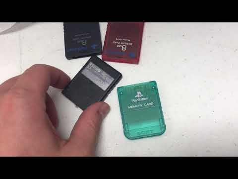 Ultra Rare Sony PlayStation 8mb Memory Cards