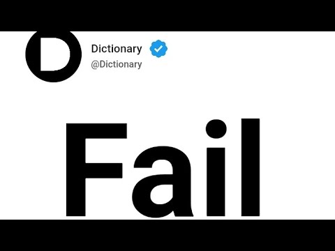 Fail Meaning In English