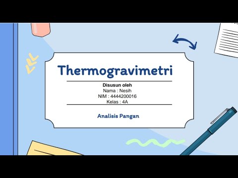 Analisis Kadar Air Metode Thermogravimetri