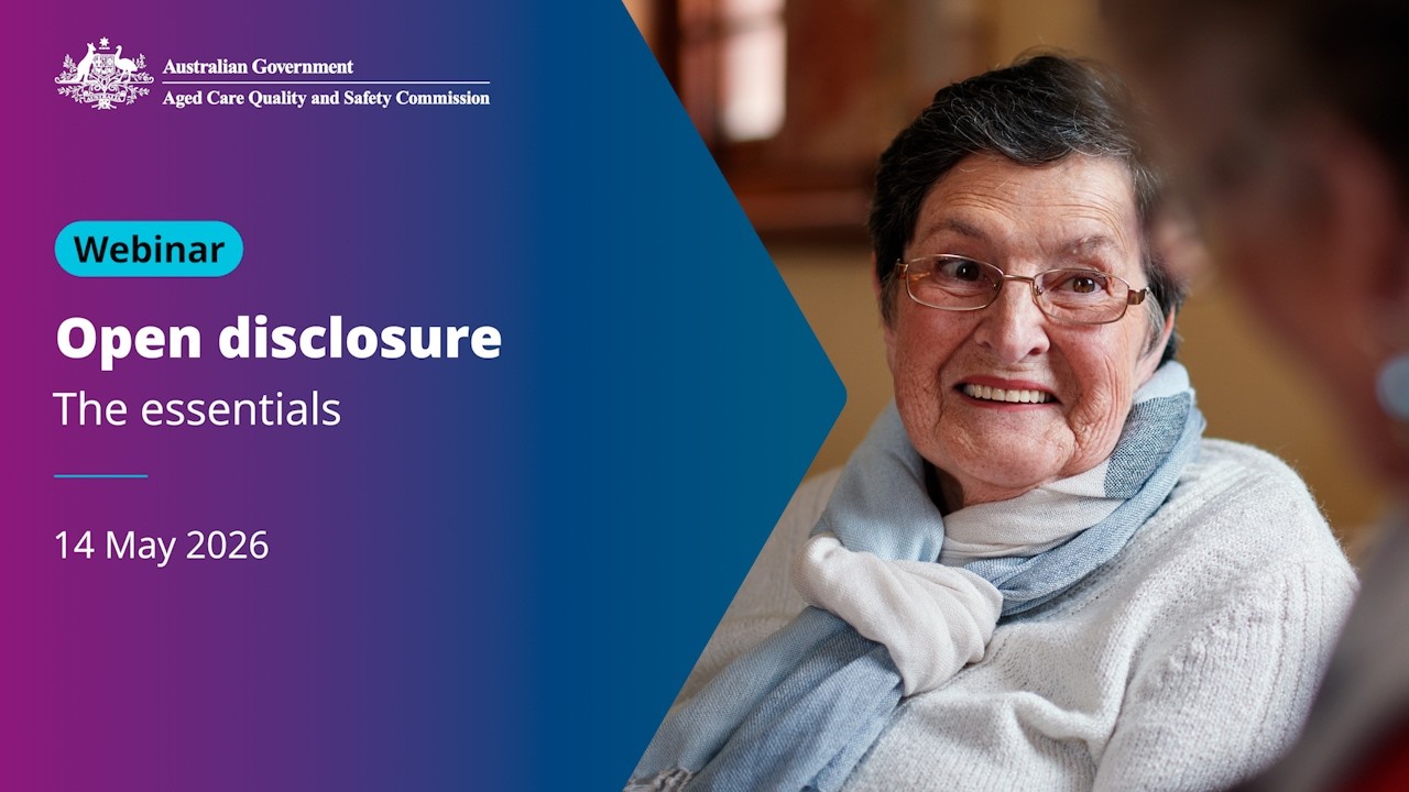 Open disclosure– the essentials