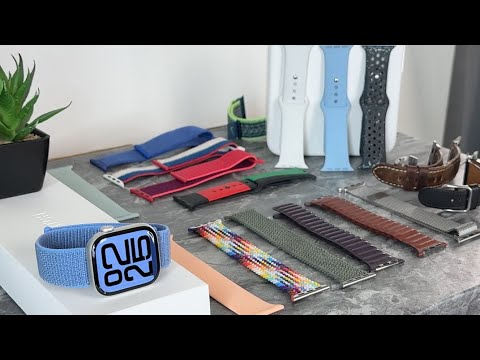 How SILVER Aluminum Apple Watch SERIES 10 Looks w/ DIFFERENT WATCH BANDS!