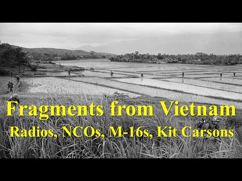 Fragments from Vietnam: Radio Operators, NCOs, M-16s, Kit Carsons