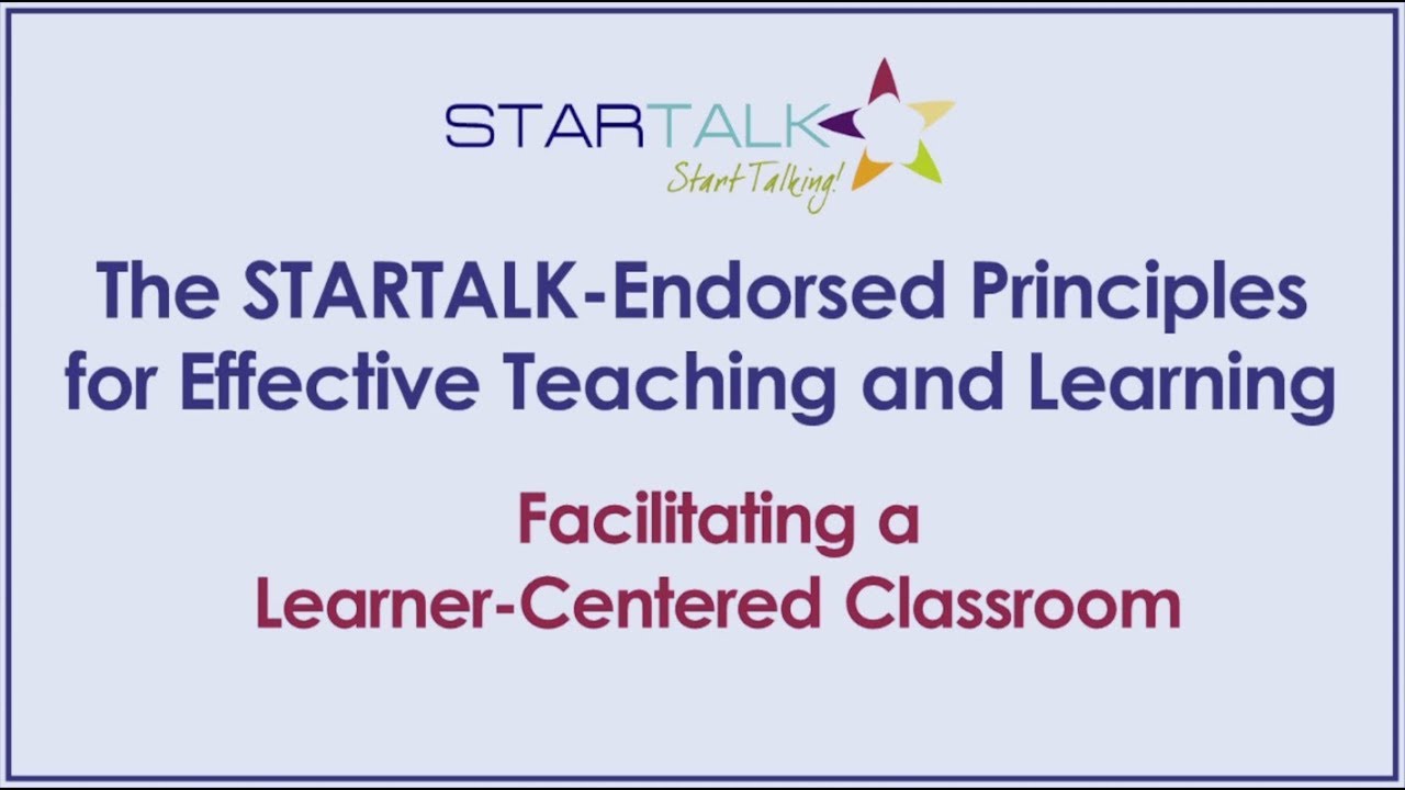 Facilitating a Learner-Centered Classroom (Arabic)