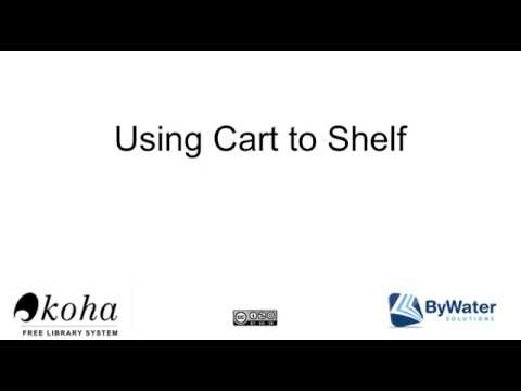 Cart to shelf