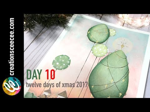 day 10 "christmas village" coloring page