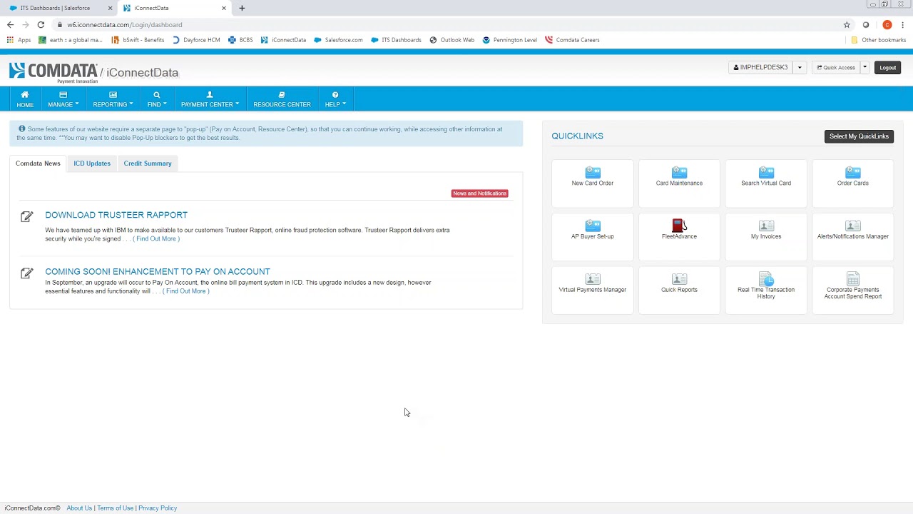Comdata iConnectData Demo