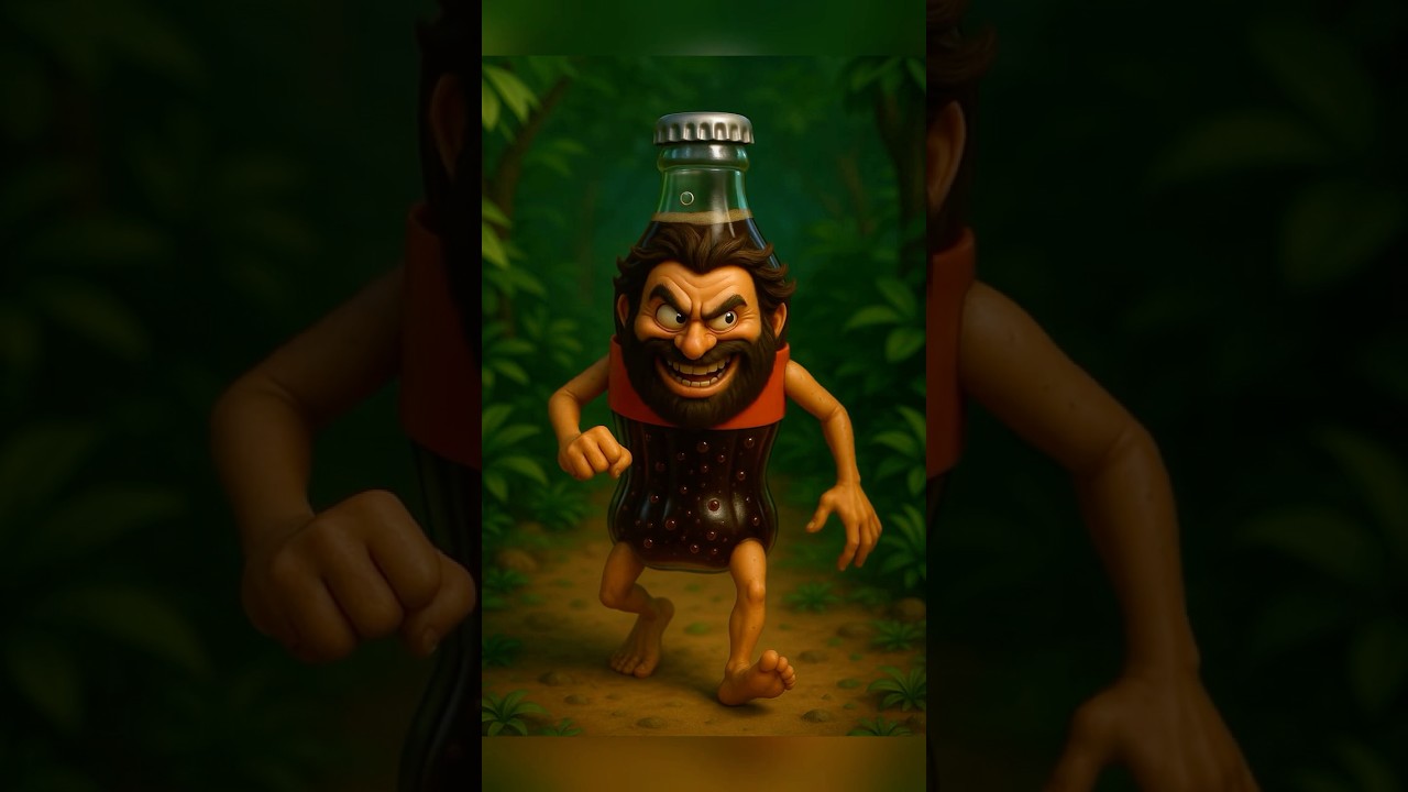 Cola Man #cavemen #cartoon #funny