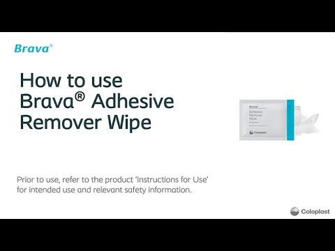 Brava® Adhesive Remover Wipe - how to use
