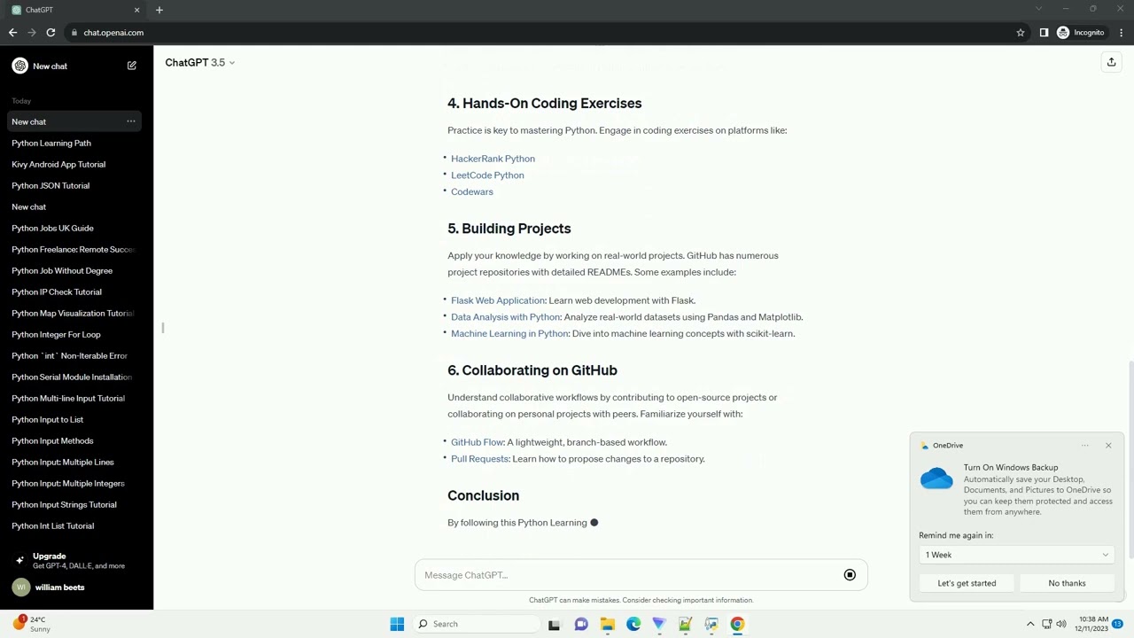 python learning path github