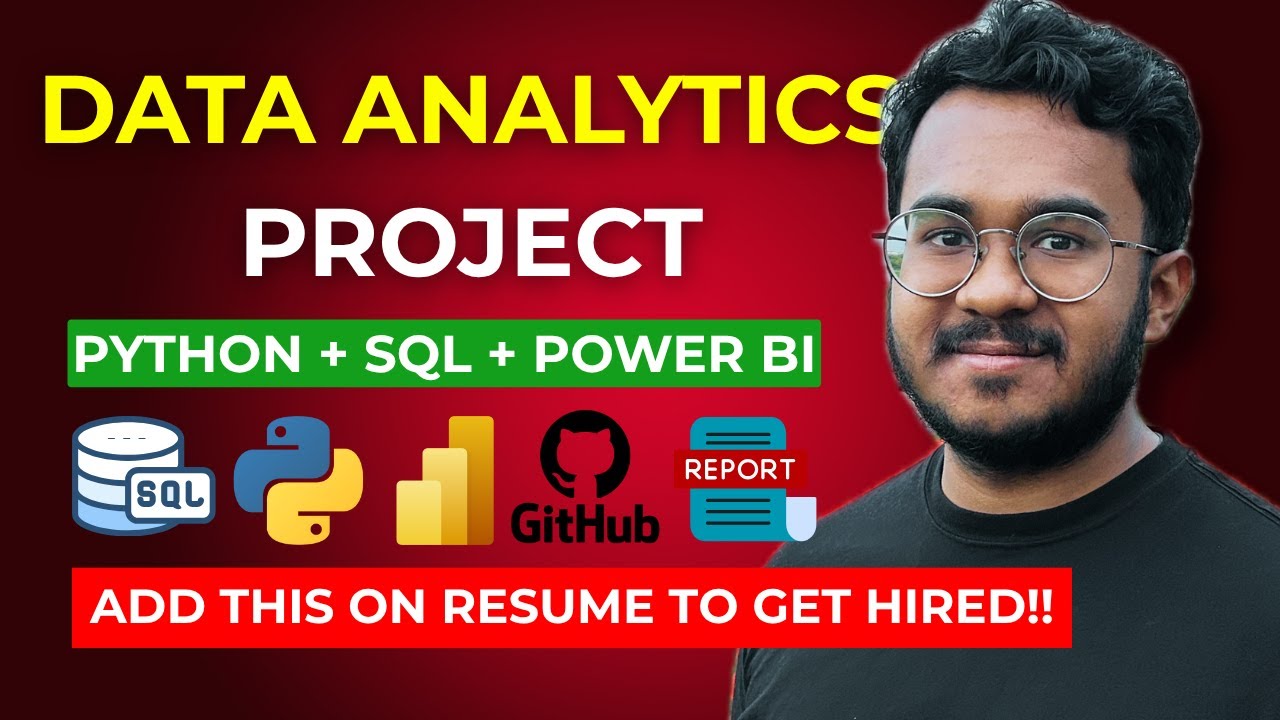 COMPLETE Data Analytics Portfolio Project in 6 EASY Steps | Python + SQL + Power BI