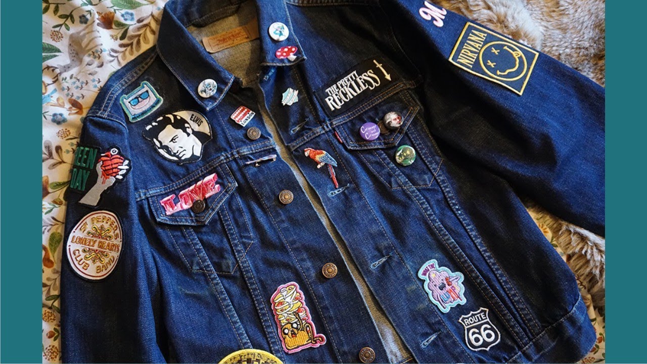 Pins On Denim Jacket