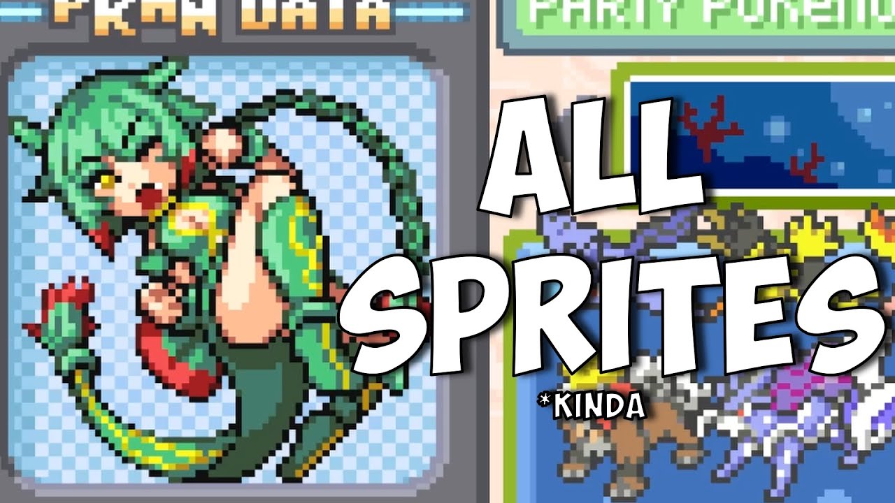 All Sprites in Moemon Star Emerald
