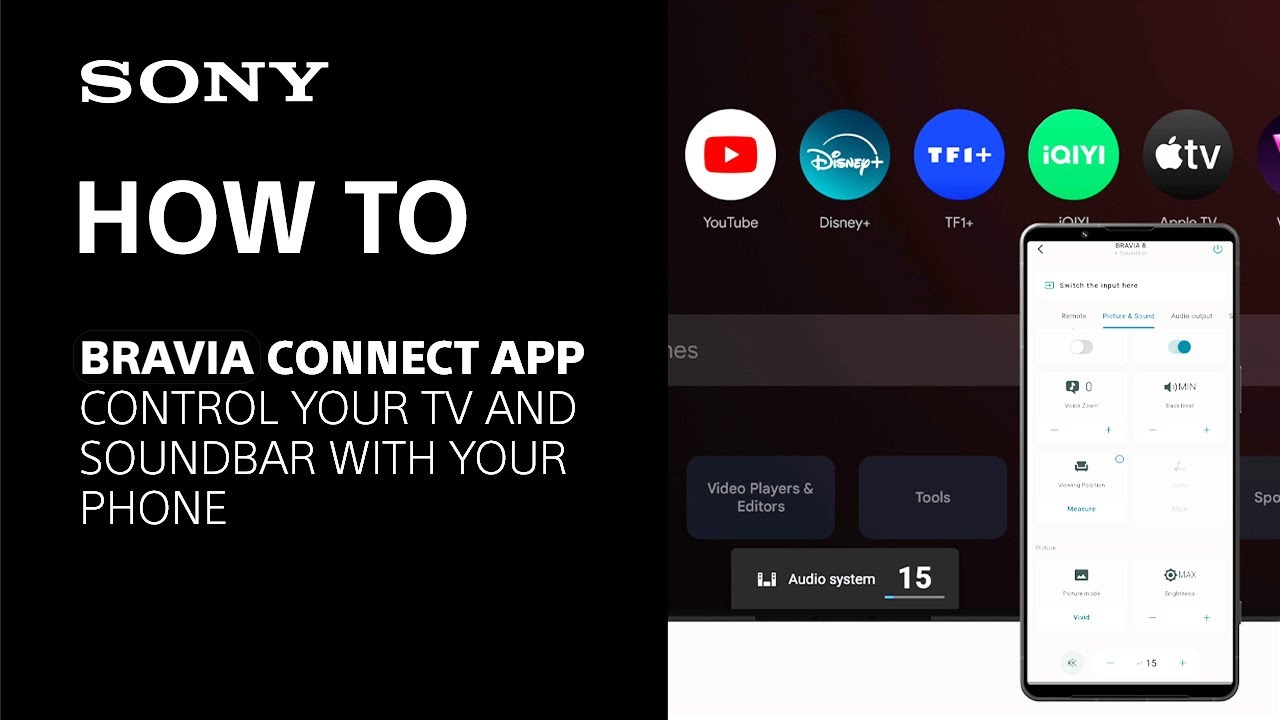 How to control your TV using the Sony | BRAVIA Connect app or Google TV ...