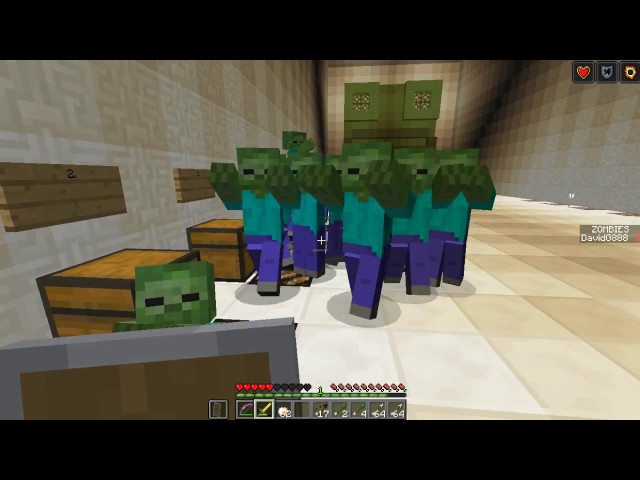 Zombie Shooter - Shooter Minigame - Minecraft 1.11x Minecraft Map