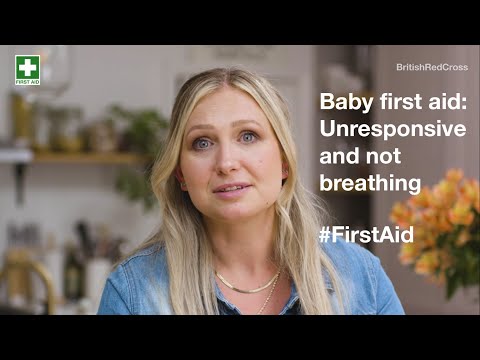 Baby first aid: Unresponsive not breathing baby | First aid training online | British Red Cross