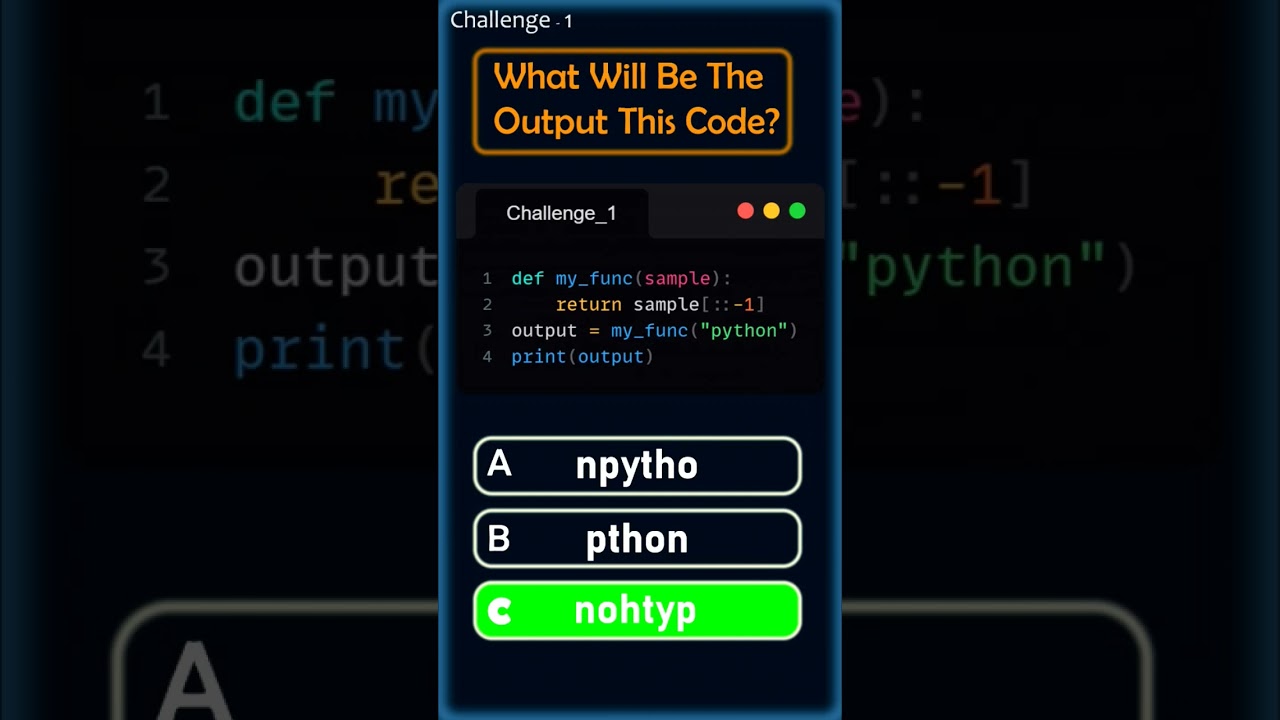 Daily Code Challenge N.°1 #coding #python