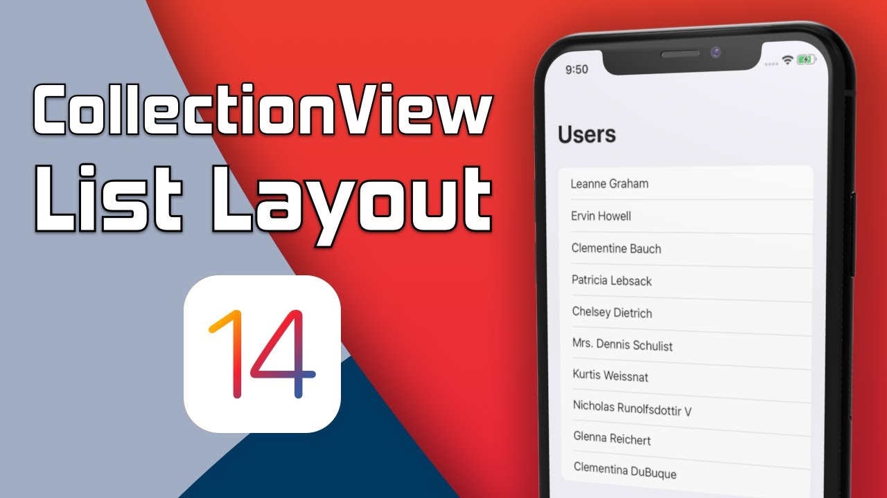 UICollectionView Compositional List Layout | iOS 14 | UIKIt