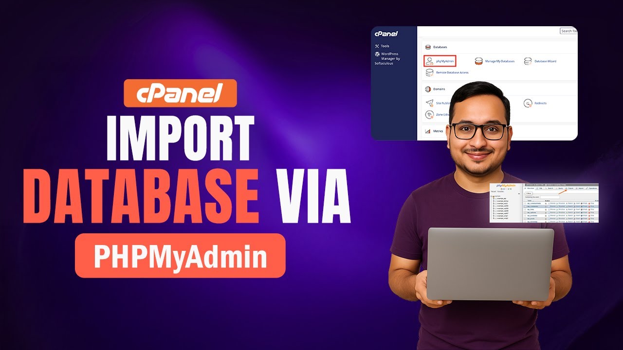 Import MySQL Database in cPanel using phpMyAdmin | Easy Tutorial