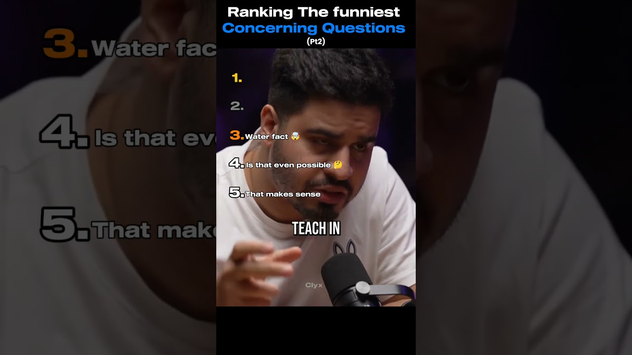 Ranking The funniest concerning Questions (Part 2)