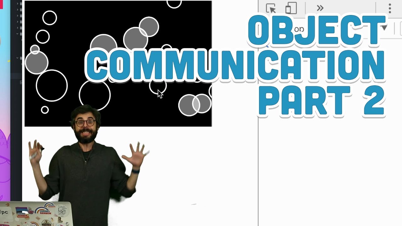 7.7: Object Communication Part 2 - p5.js Tutorial