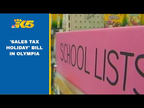 Washington state bill proposes 'sales tax holiday' for Sept. 2022