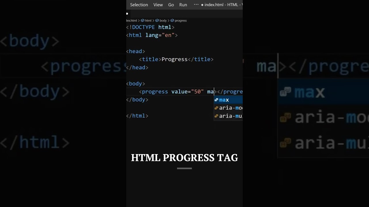 HTML Progress Tags | HTML | Progress Bar #html