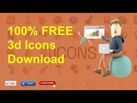 100% FREE 3d Icons Download | RJ Tech Vids