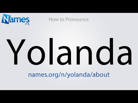 How to Pronounce Yolanda