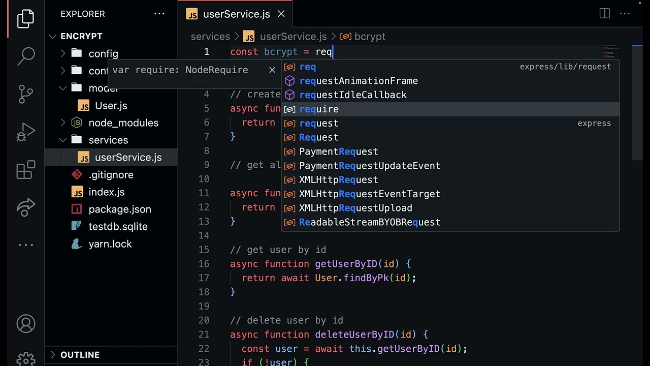 Encrypt password with Javascript BcryptJS and Express Nodejs App