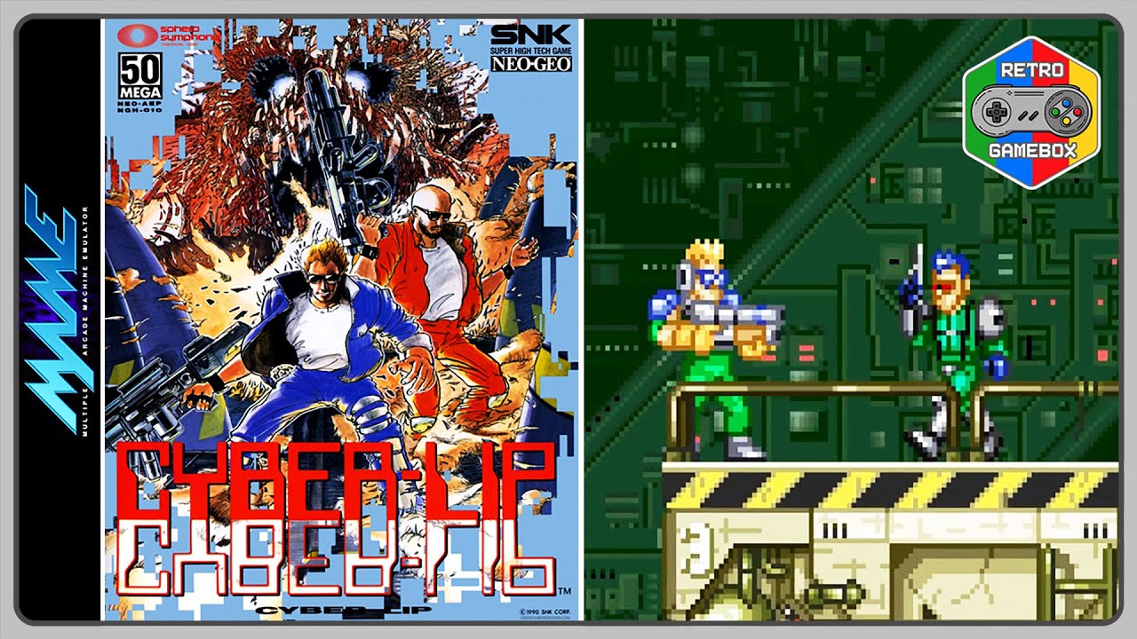 Arcade Cyber Lip SNK Neo Geo Gameplay. MAME Full Playthrough