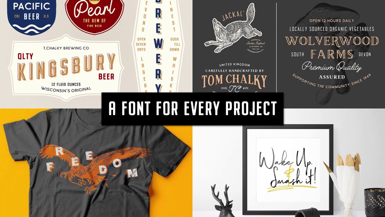 The Ultimate Handcrafted Fonts Collection