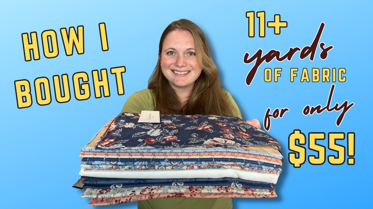 The BEST Online Shops to Buy Fabric on a BUDGET