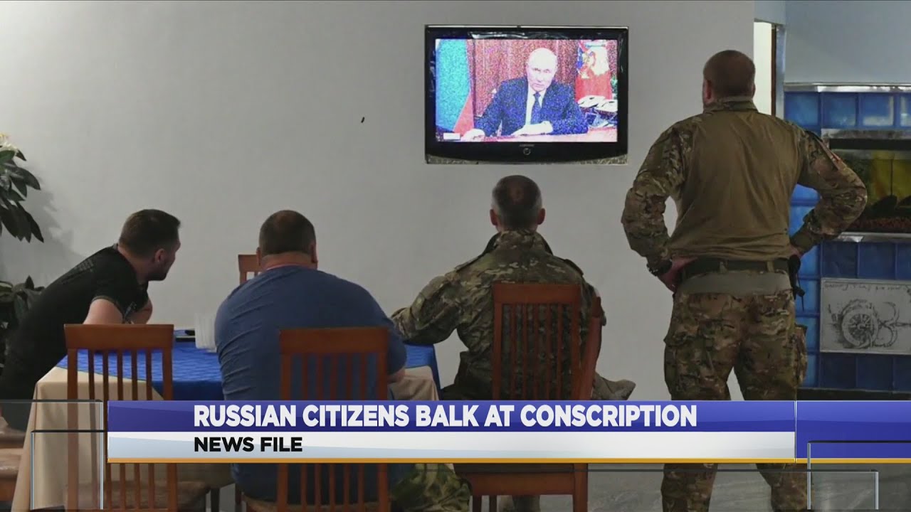 Russian citizens balk at conscription