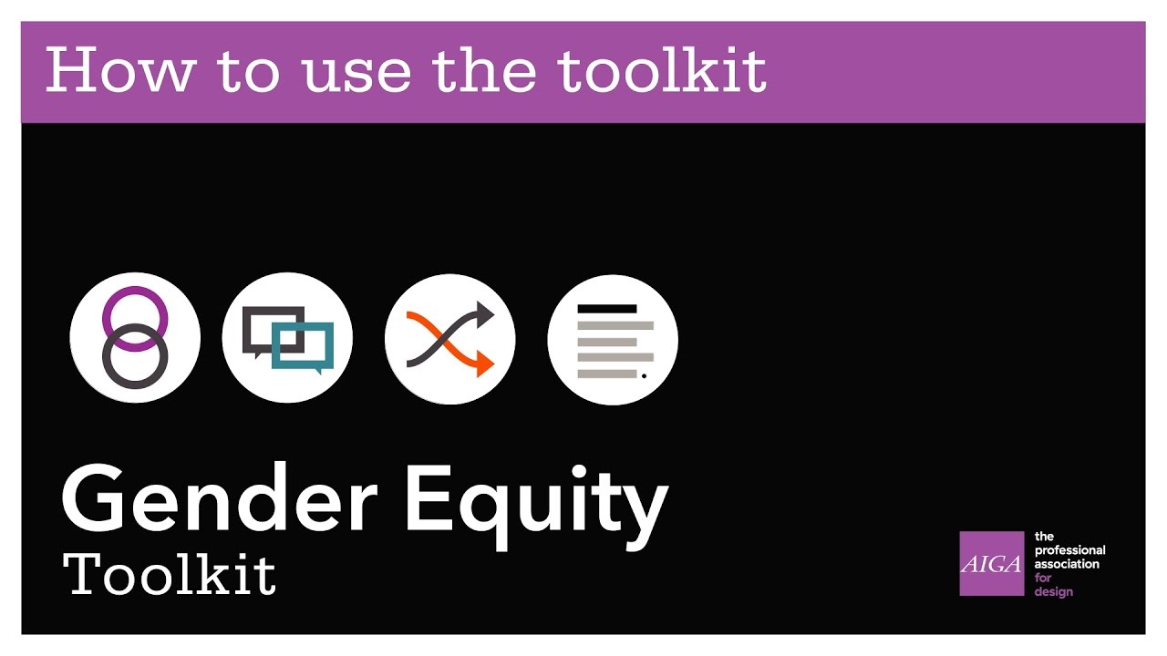 Gender Equity toolkit  |  Using the toolkit