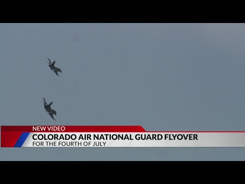 Air National Guard flies over Colorado for July 4th