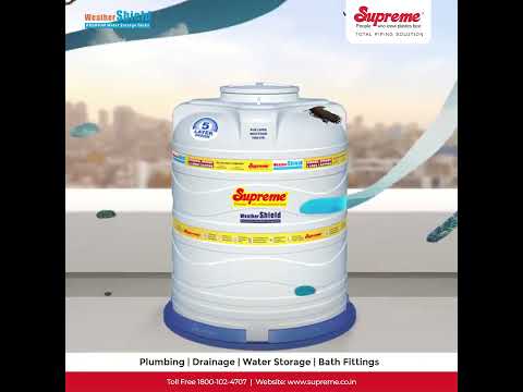 Rain or shine, your water stays fine.