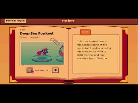 New sea fathom pet is released !
